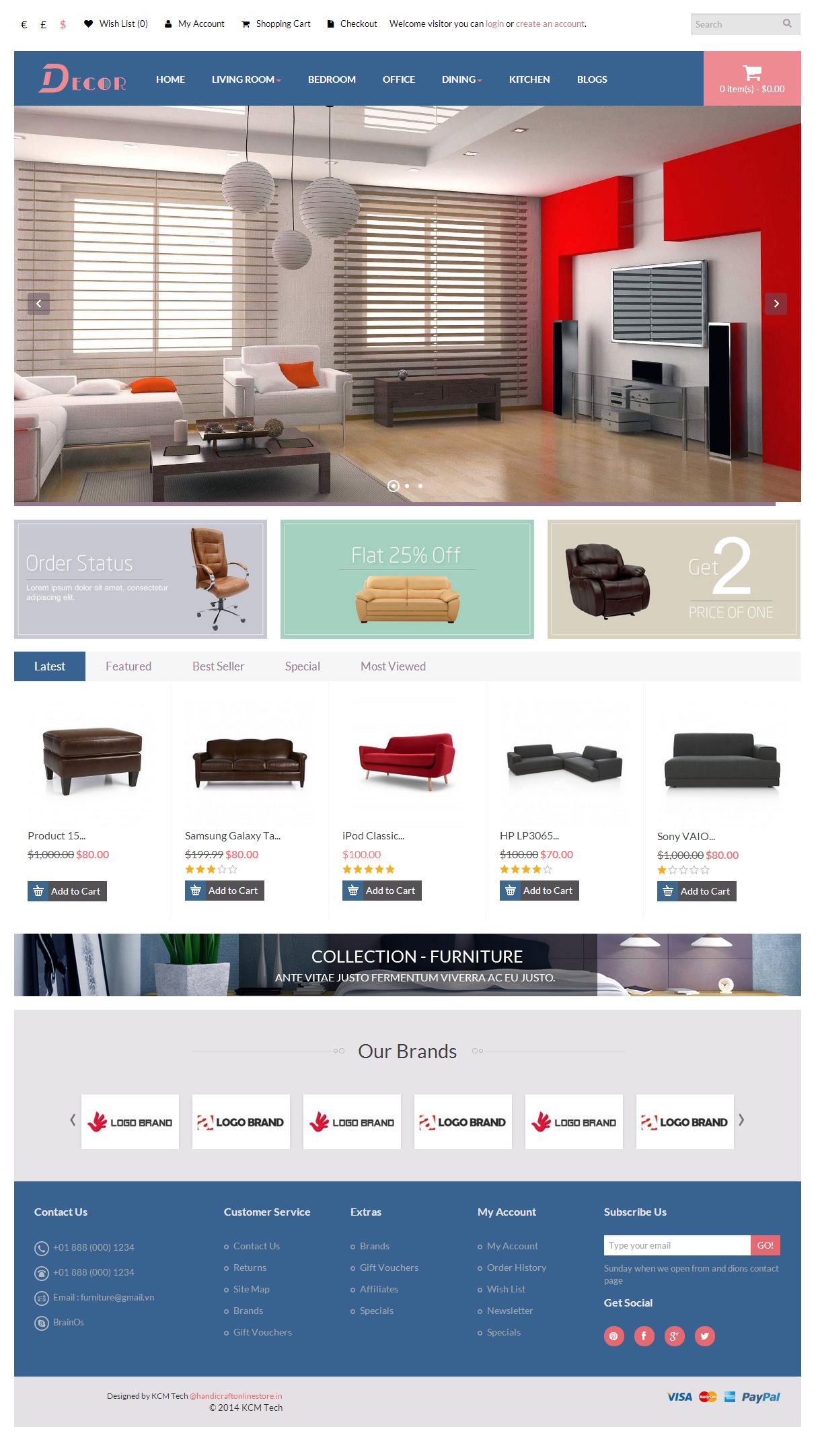 Decor - Responsive Opencart Theme by Kcmtech | Codester