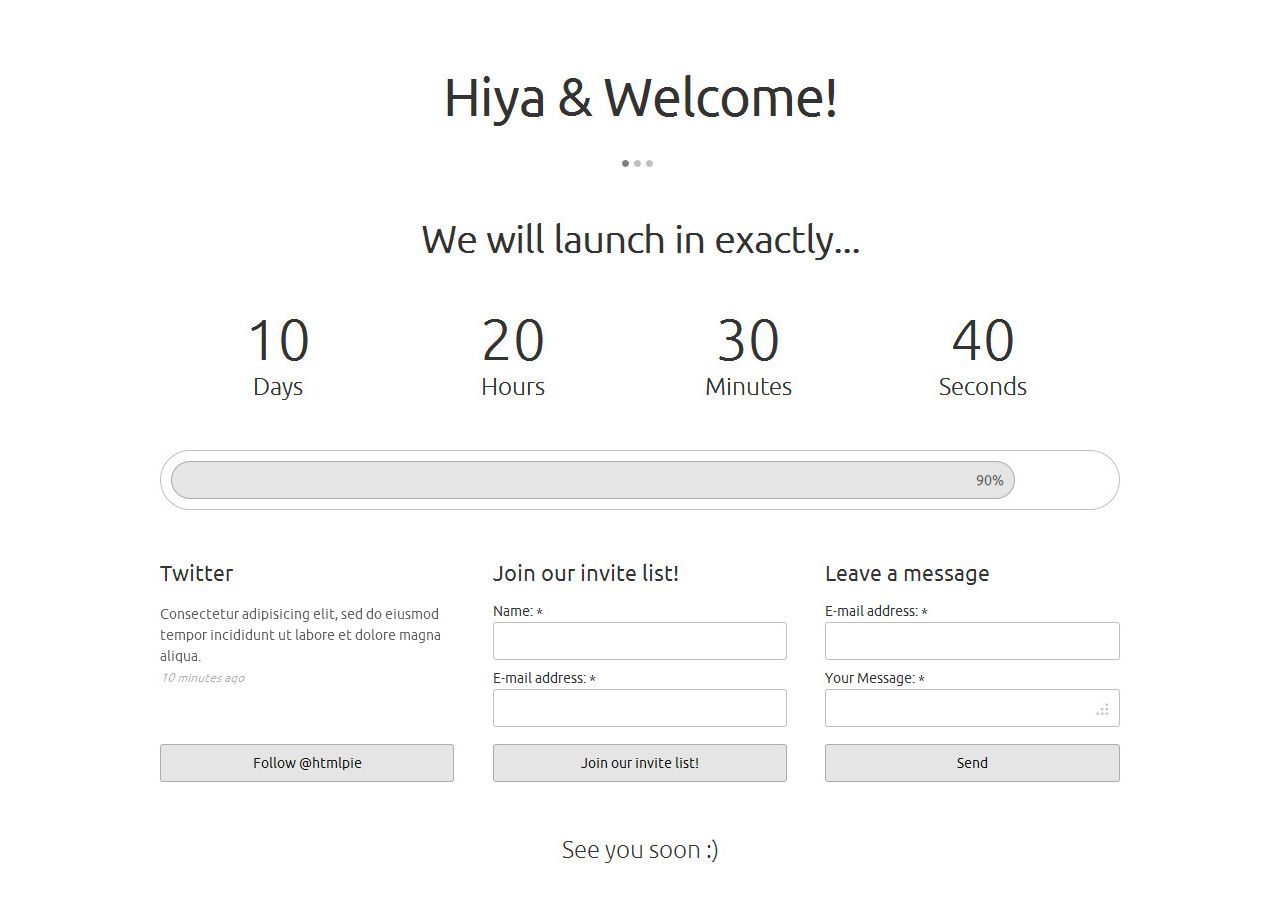 Website Under Construction PHP Script by Htmlpie | Codester