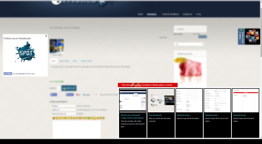Sticky Any Module - Joomla Extension by Extensionspot | Codester