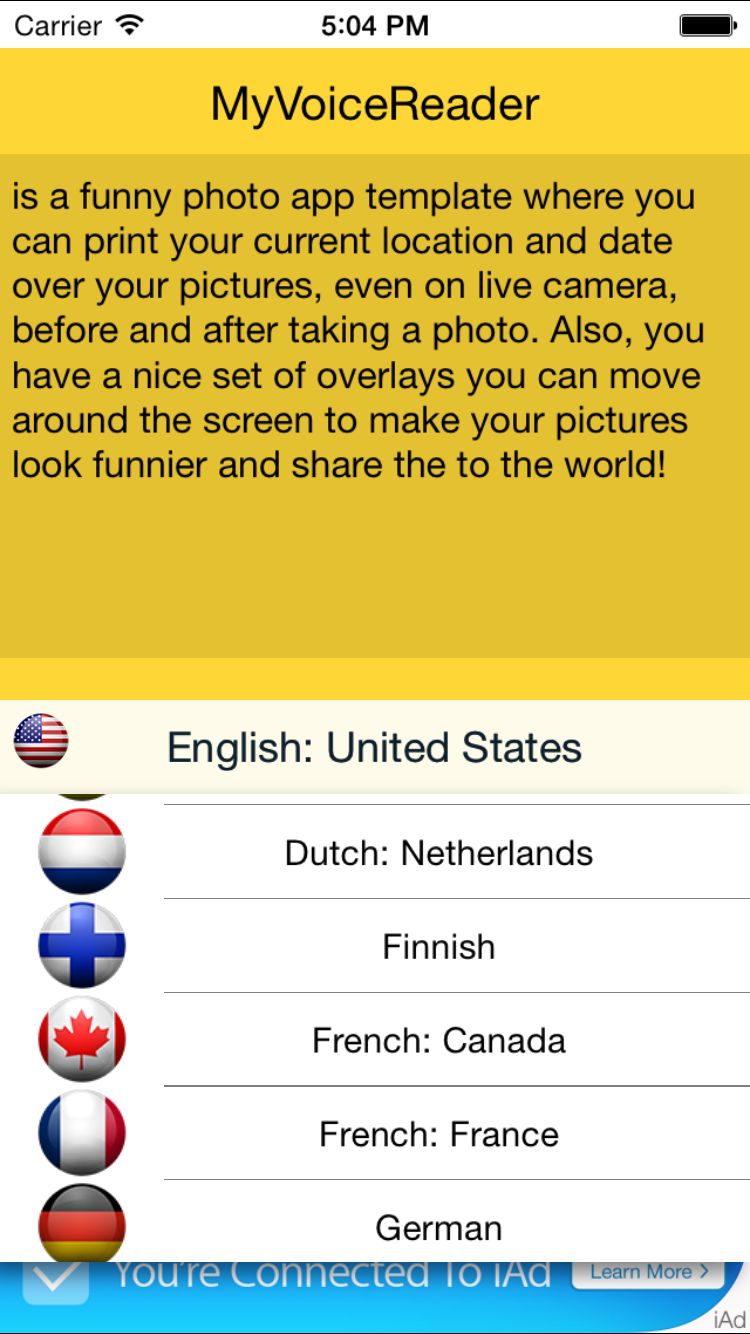 VR-VoiceReader - iOS App Source Code by Ricgreenfield | Codester