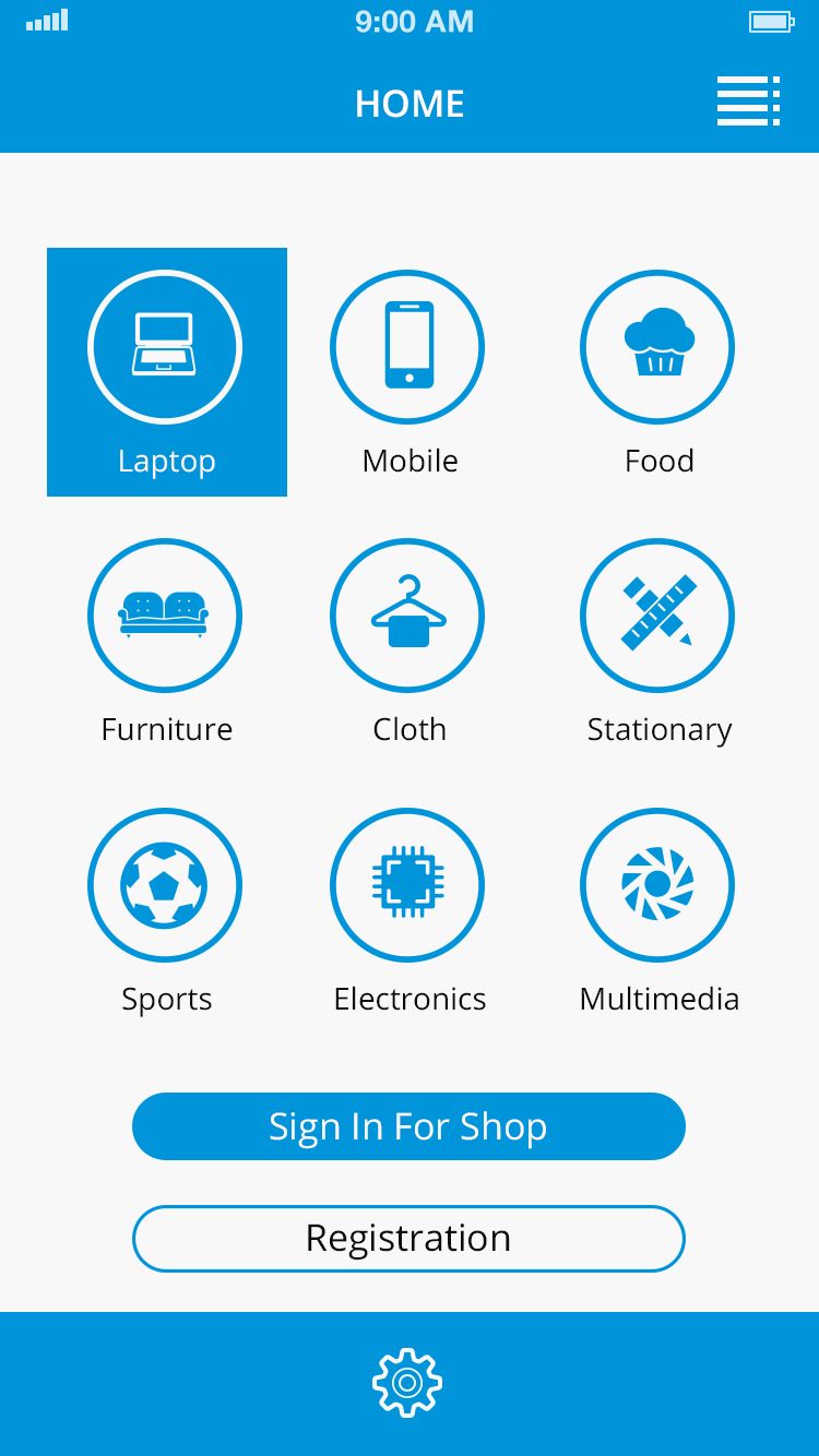 Shop & Communication iOS App UI | Codester