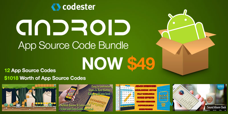 Android App Source Code Bundle By Codesterbundles Codester