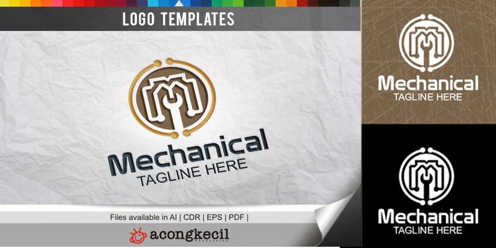 Mechanical - Logo Template by Acongraphic | Codester