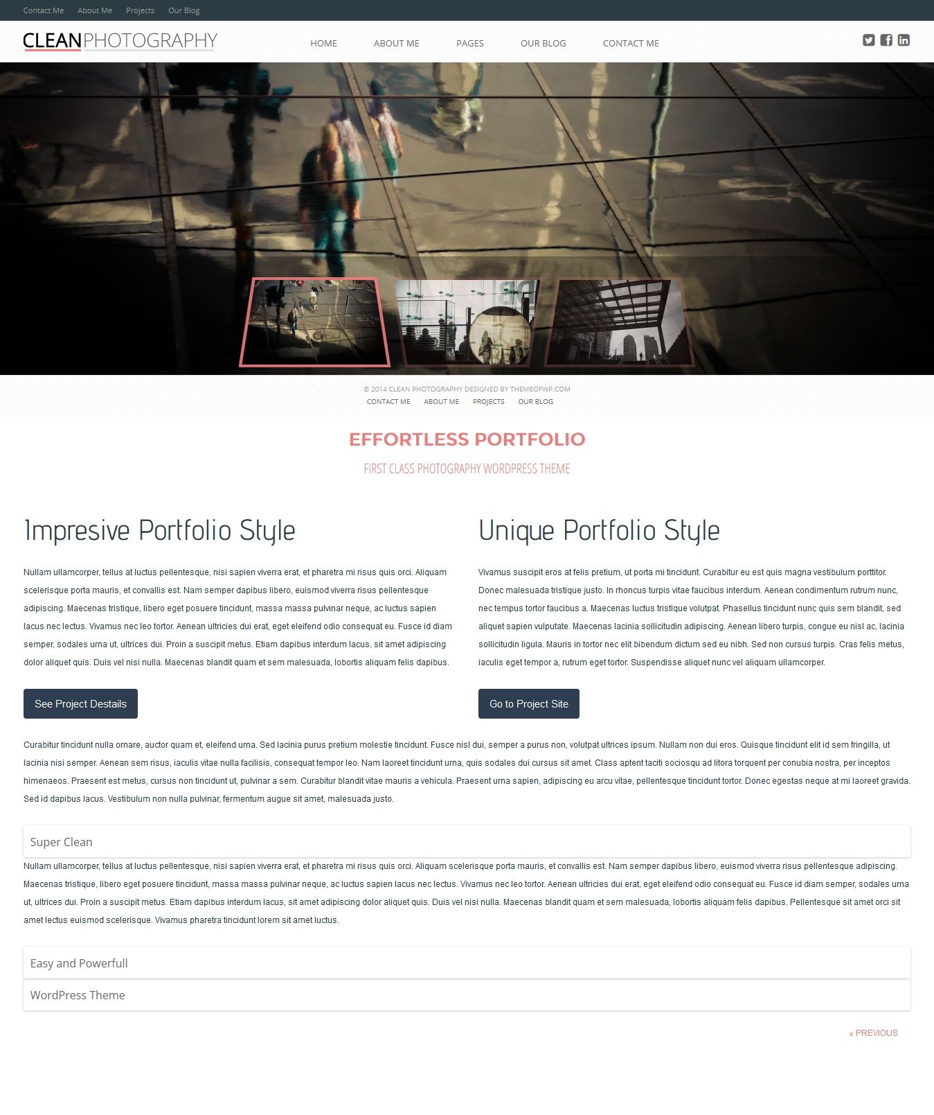 CleanPhotography - Wordpress Photography Theme by Themeofwp | Codester