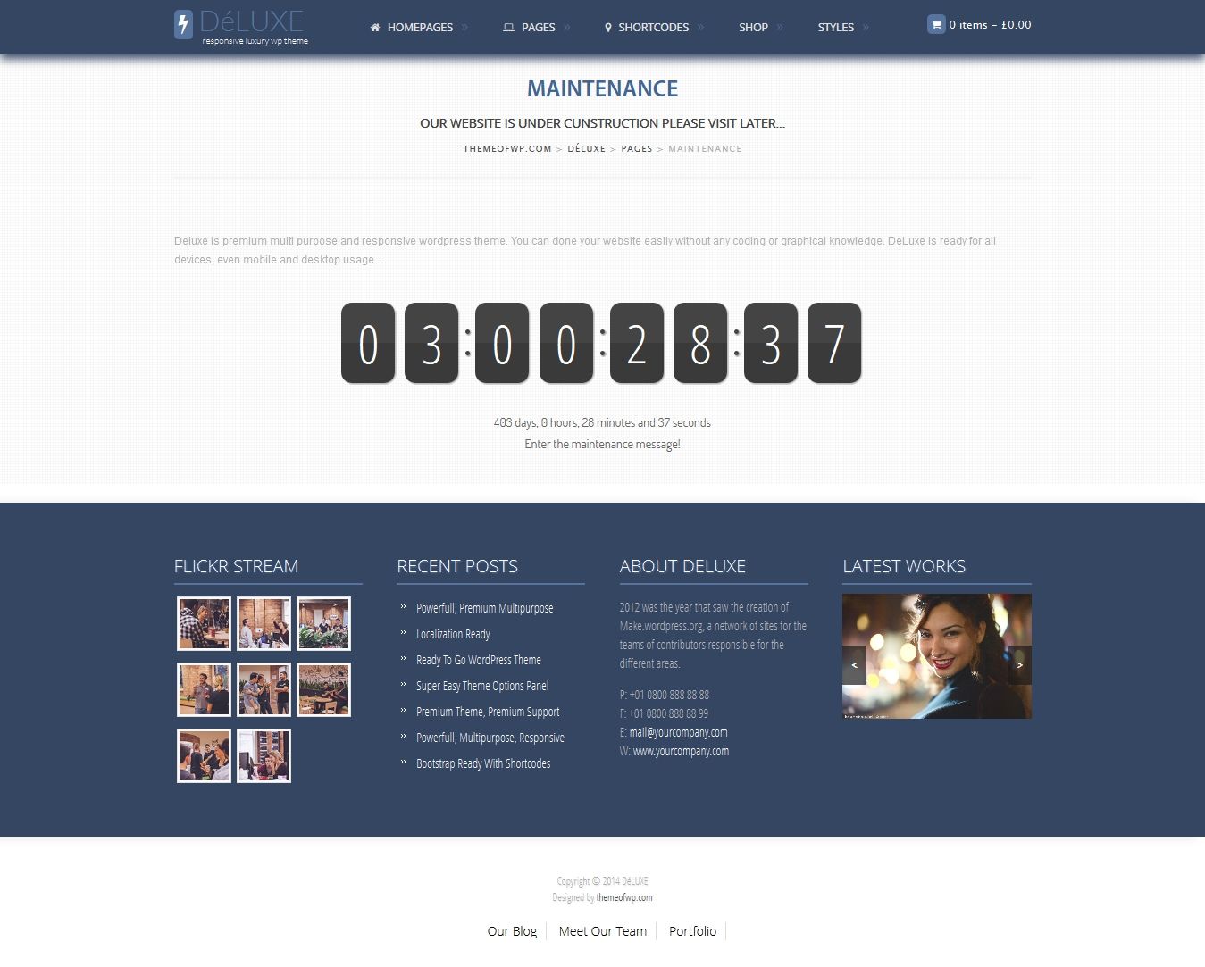 Deluxe - Wordpress Business Theme by Themeofwp | Codester