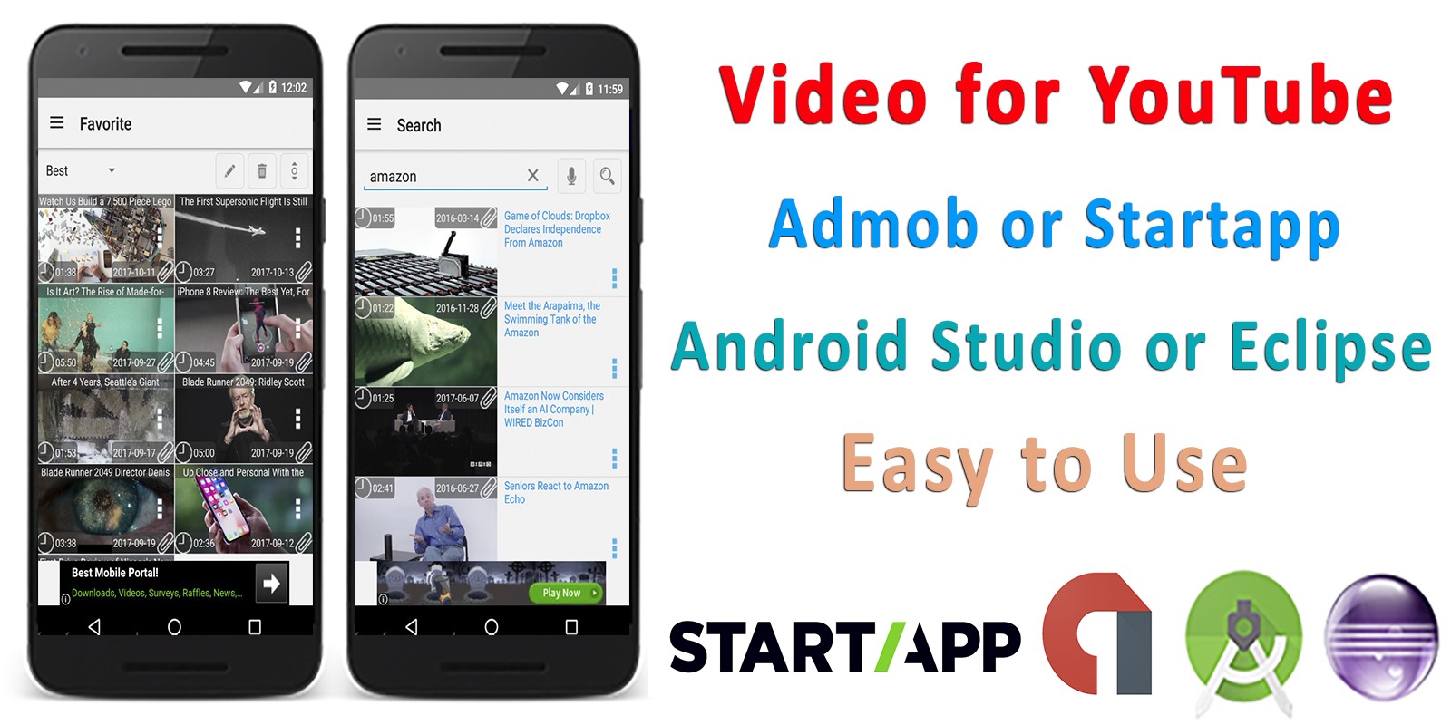 YouTube Video Player - Android Source Code by Livecodedev | Codester