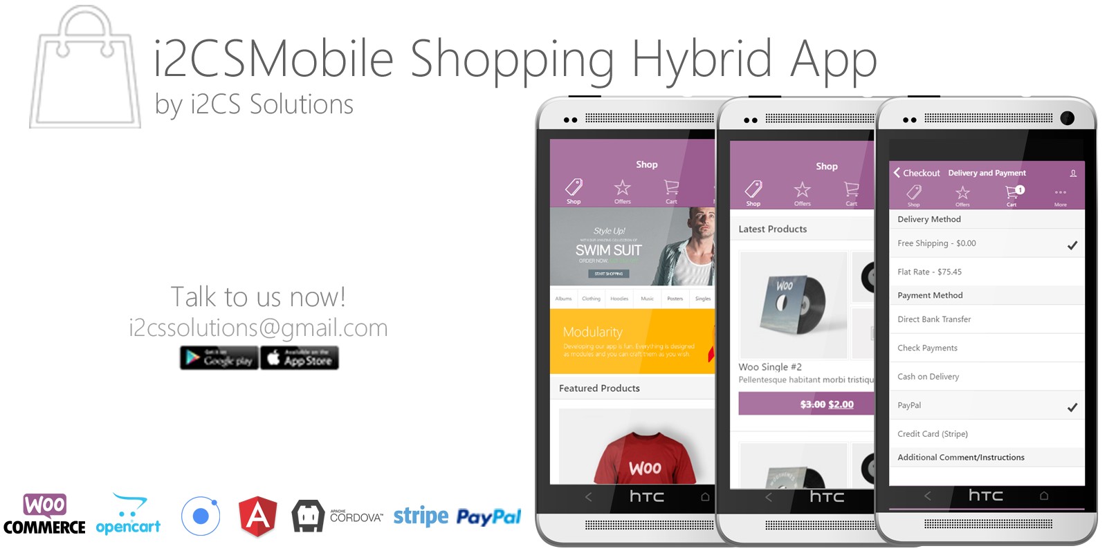 Ionic WooCommerce Mobile App Template by I2cssolutions | Codester