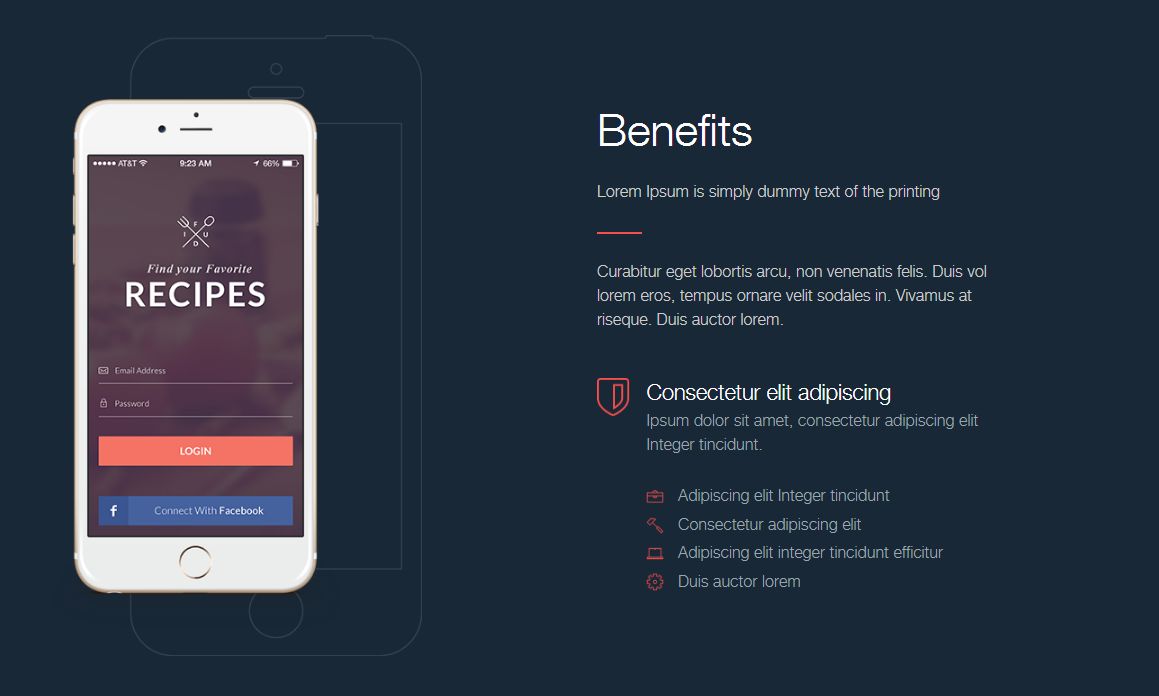 Appify - Multipurpose One Page Mobile App Landing by Multidots | Codester