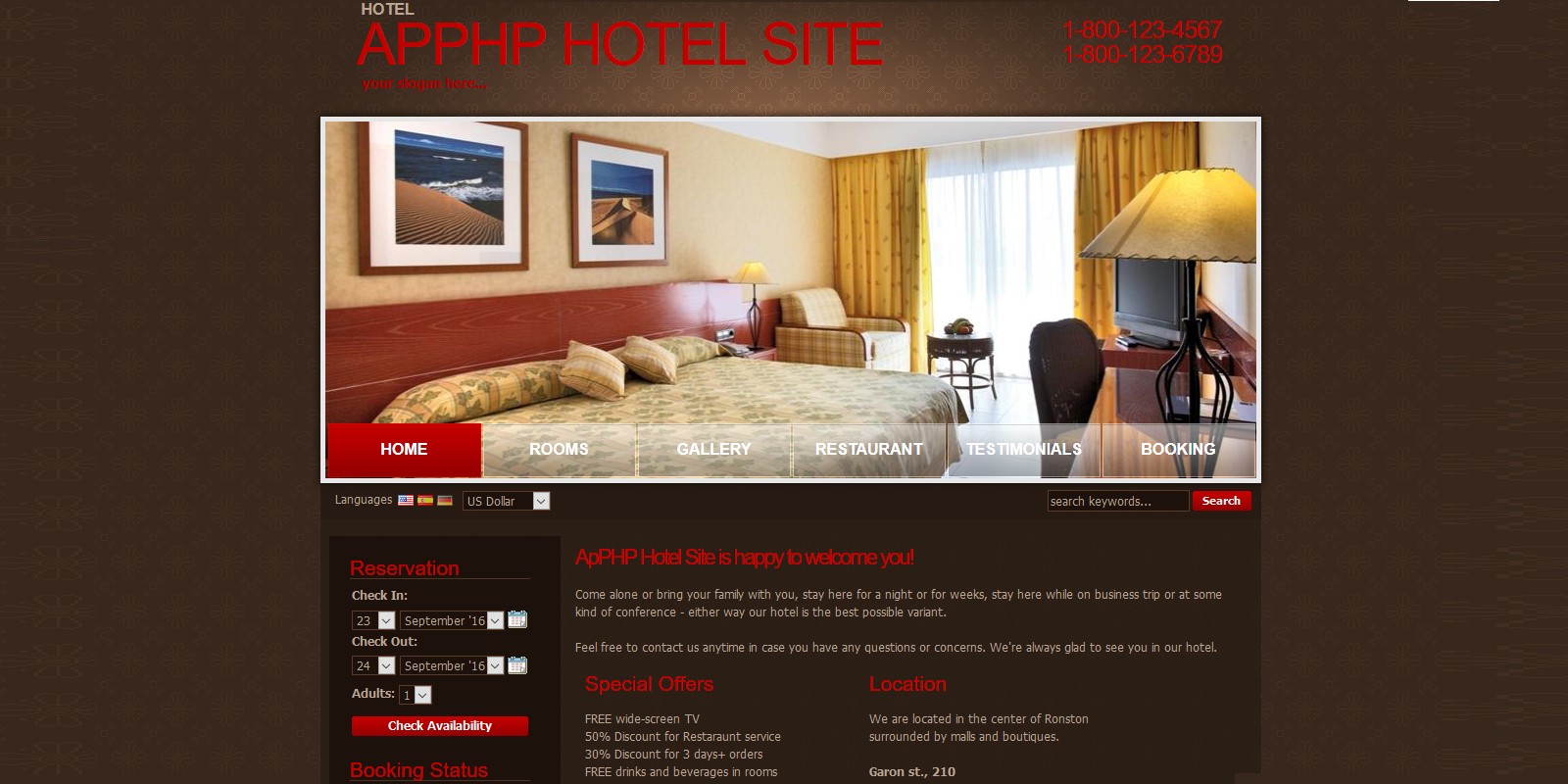 PHP Hotel Reservation System Light by Apphpcom | Codester PHP Hotel Reservation System Light by Apphpcom | Codester