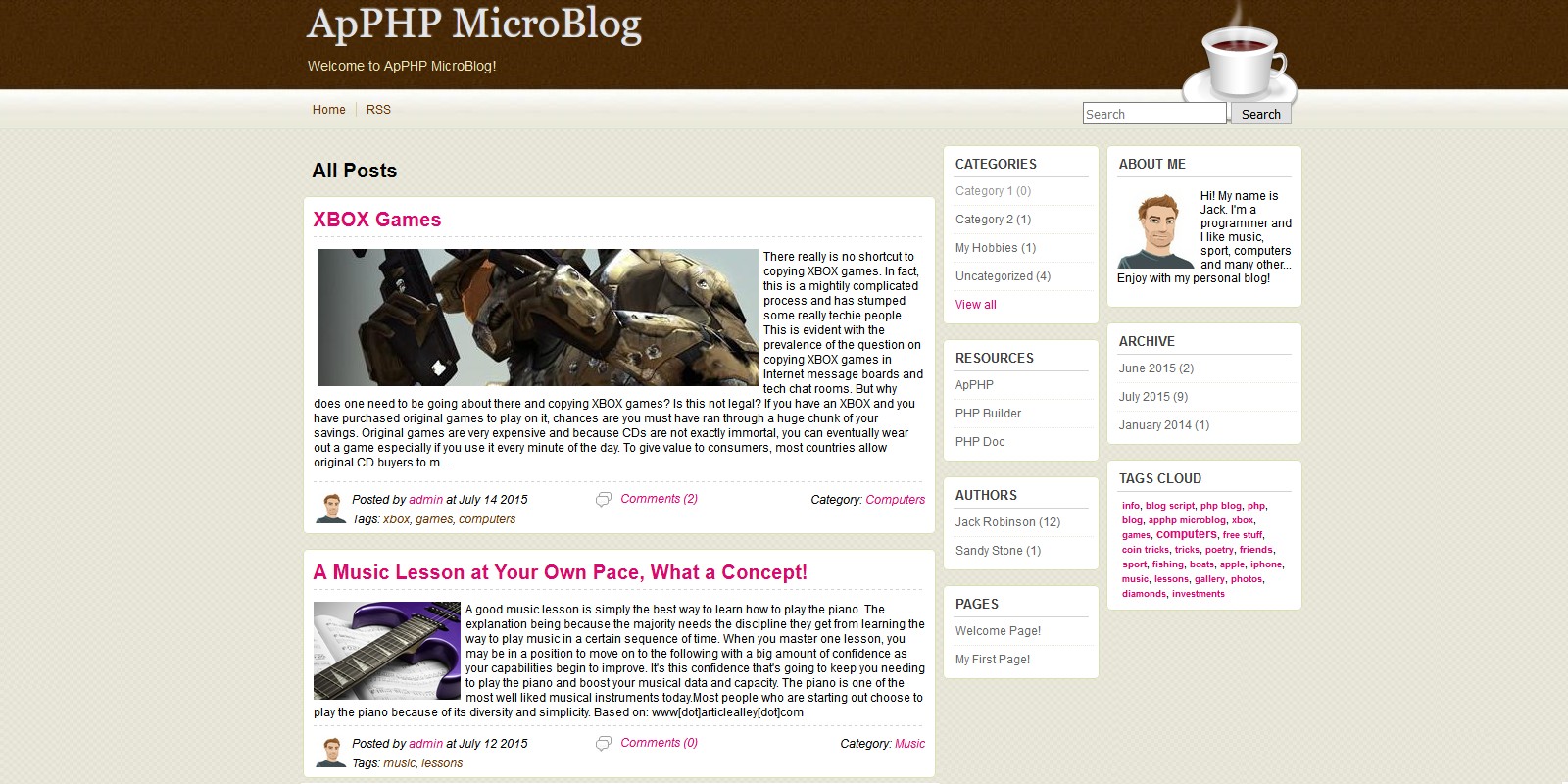 PHP Multi-Author Blog Script by Apphpcom | Codester