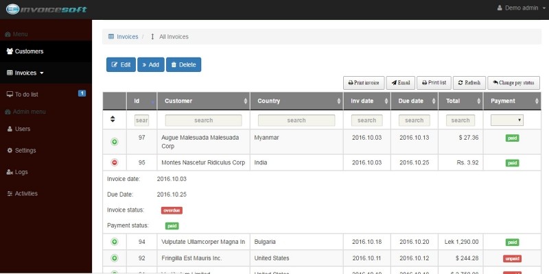 Invoicesoft - PHP Invoicing Script by Pradovan | Codester