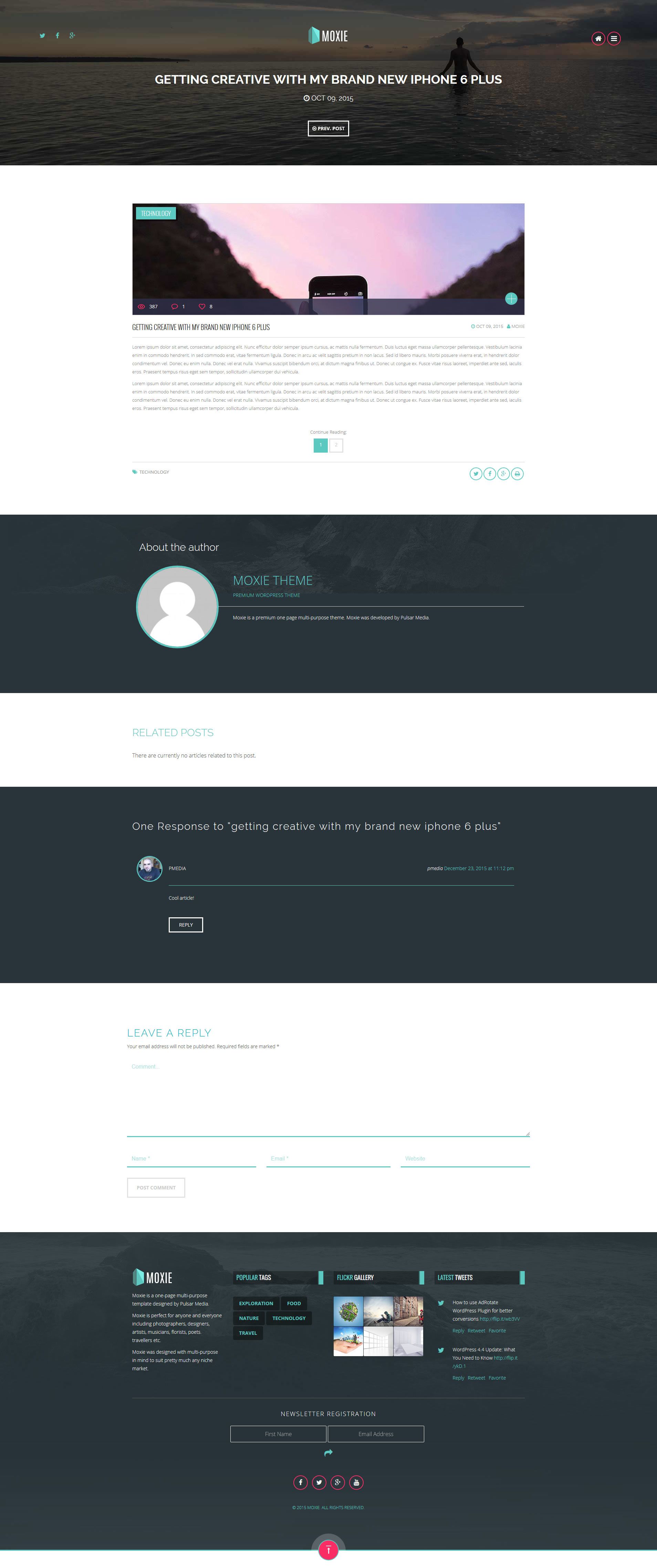 Moxie - Multi-Purpose WordPress theme by MicroThemes | Codester