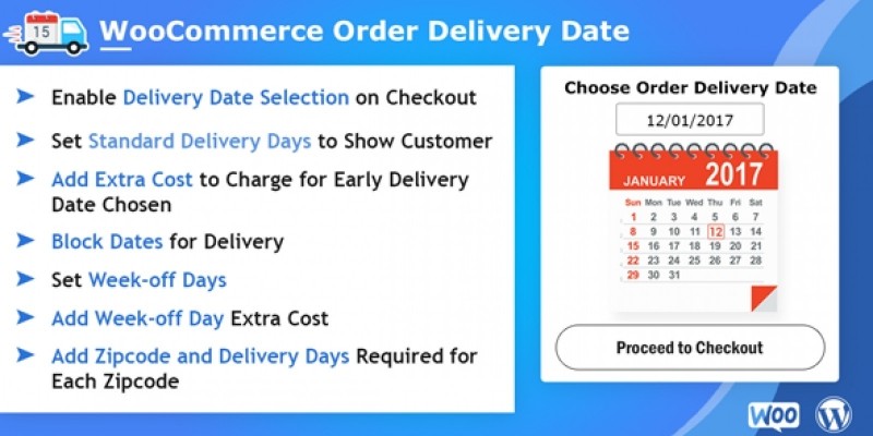 WooCommerce Order Delivery Date Plugin by Multidots | Codester