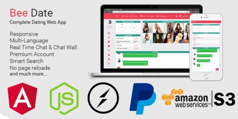 Bee Date - Dating Web App Node.JS by Freszb | Codester Bee Date - Dating Web App Node.JS by Freszb | Codester