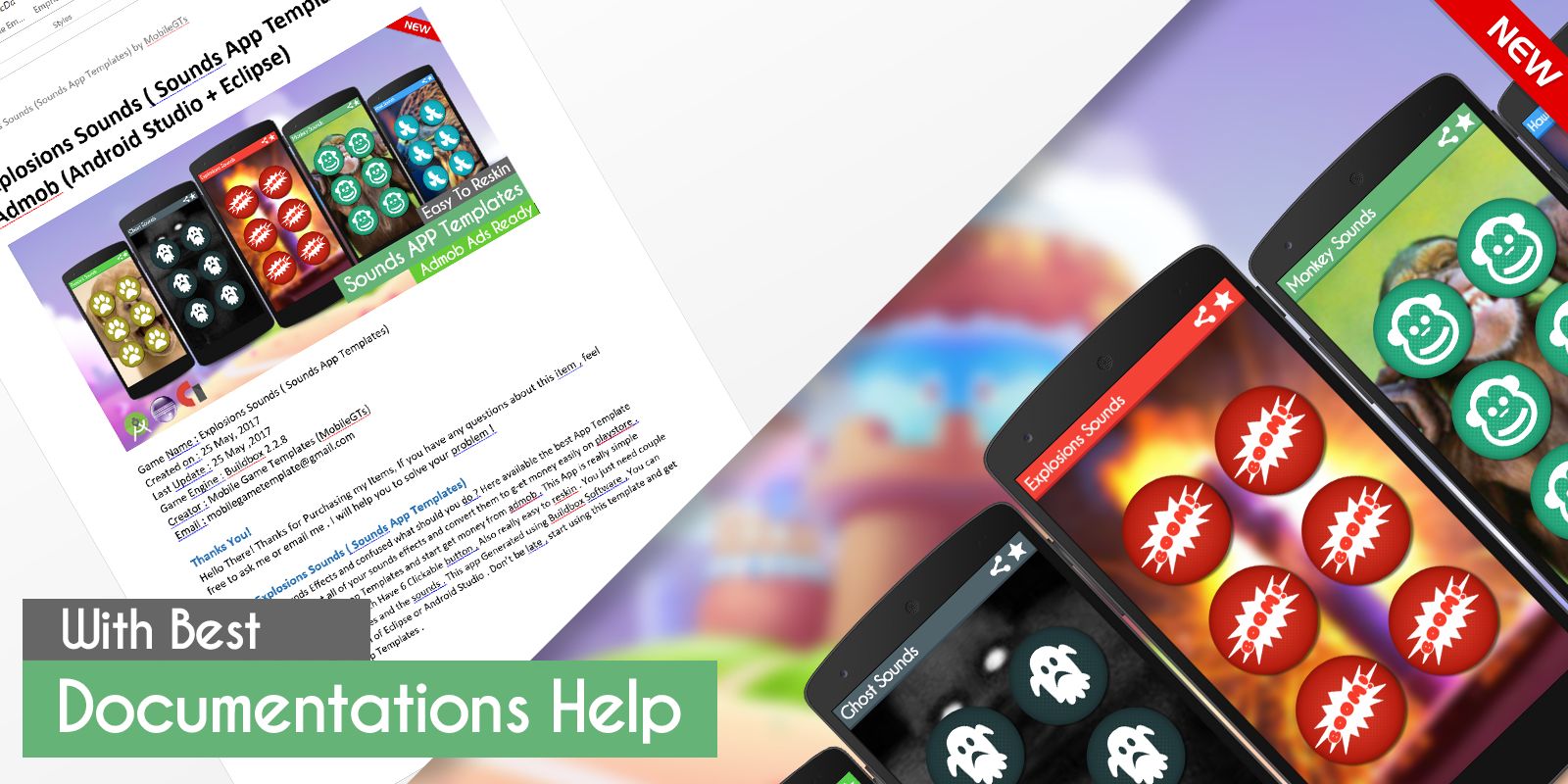 Explosions Sounds - Android Source Code by LemauDev | Codester