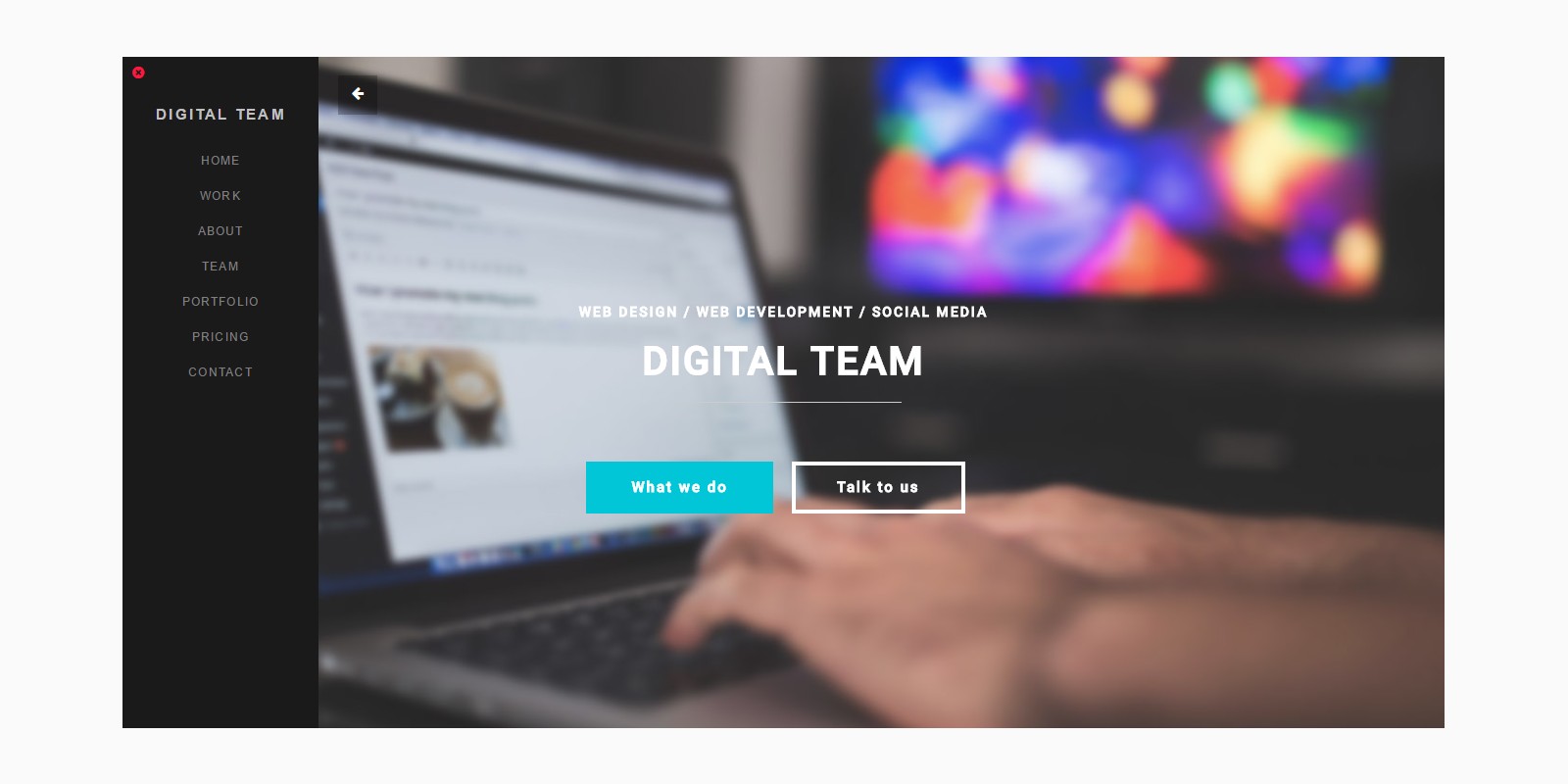 Drawer Style Navbar Menu by ZainHansrod | Codester