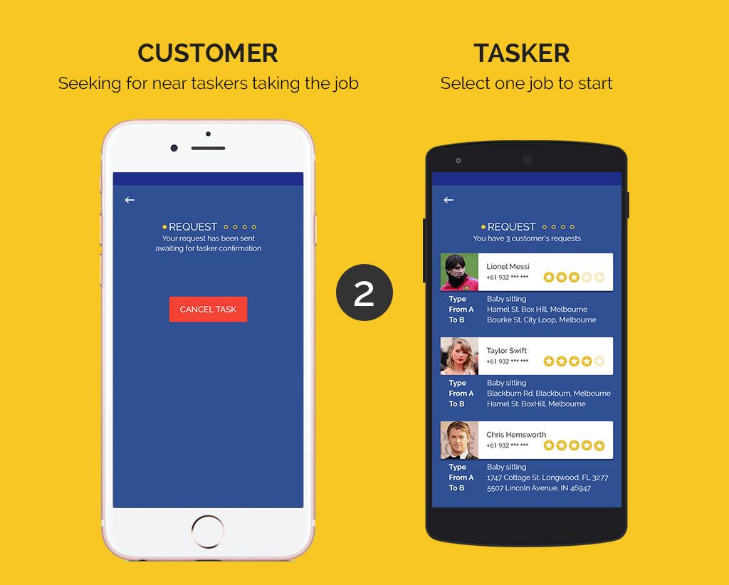 On Demand Job - iOS App Template by Hicomsolutions | Codester