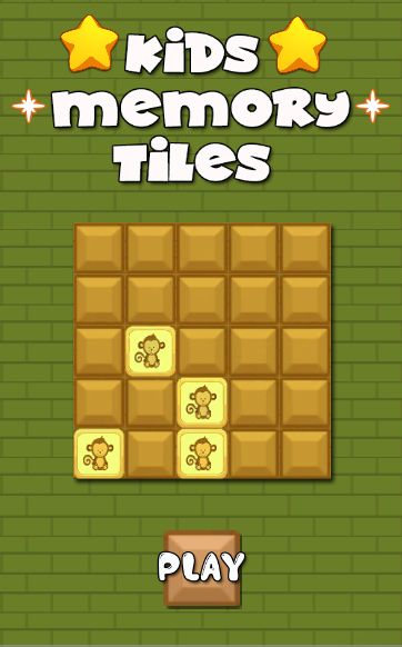 Kids Memory Tiles - Unity3D Source Code by Pottergames | Codester