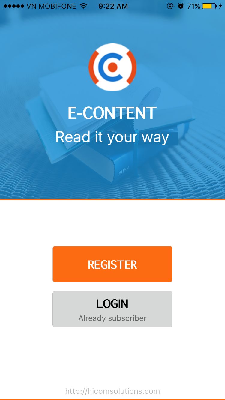 E-Content - iOS Source Code by Hicomsolutions | Codester