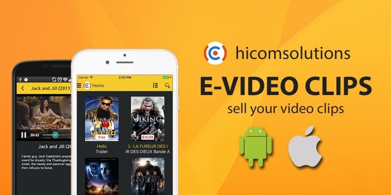 E-Video Clips - Android Source Code by Hicomsolutions | Codester
