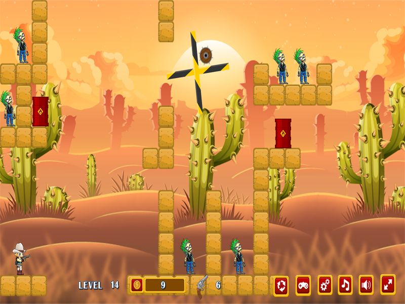 Cowgirl Shoot Zombies - Construct 2 Template by Atlasplus | Codester