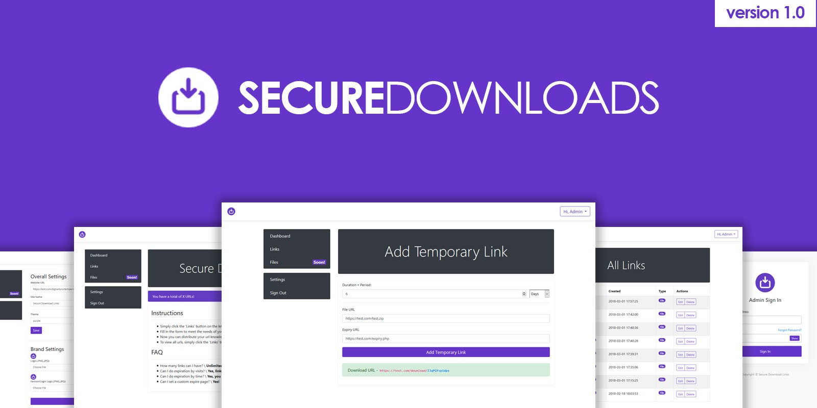Secure Download Links Php Script By Chewiscripts Codester