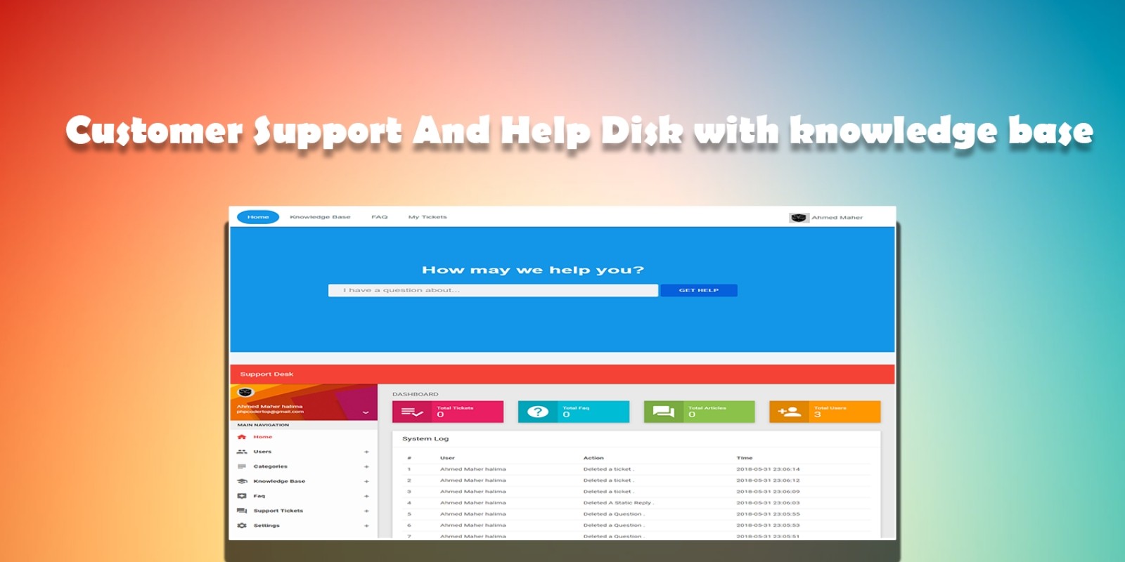 Customer Support PHP Script by Semicolon | Codester