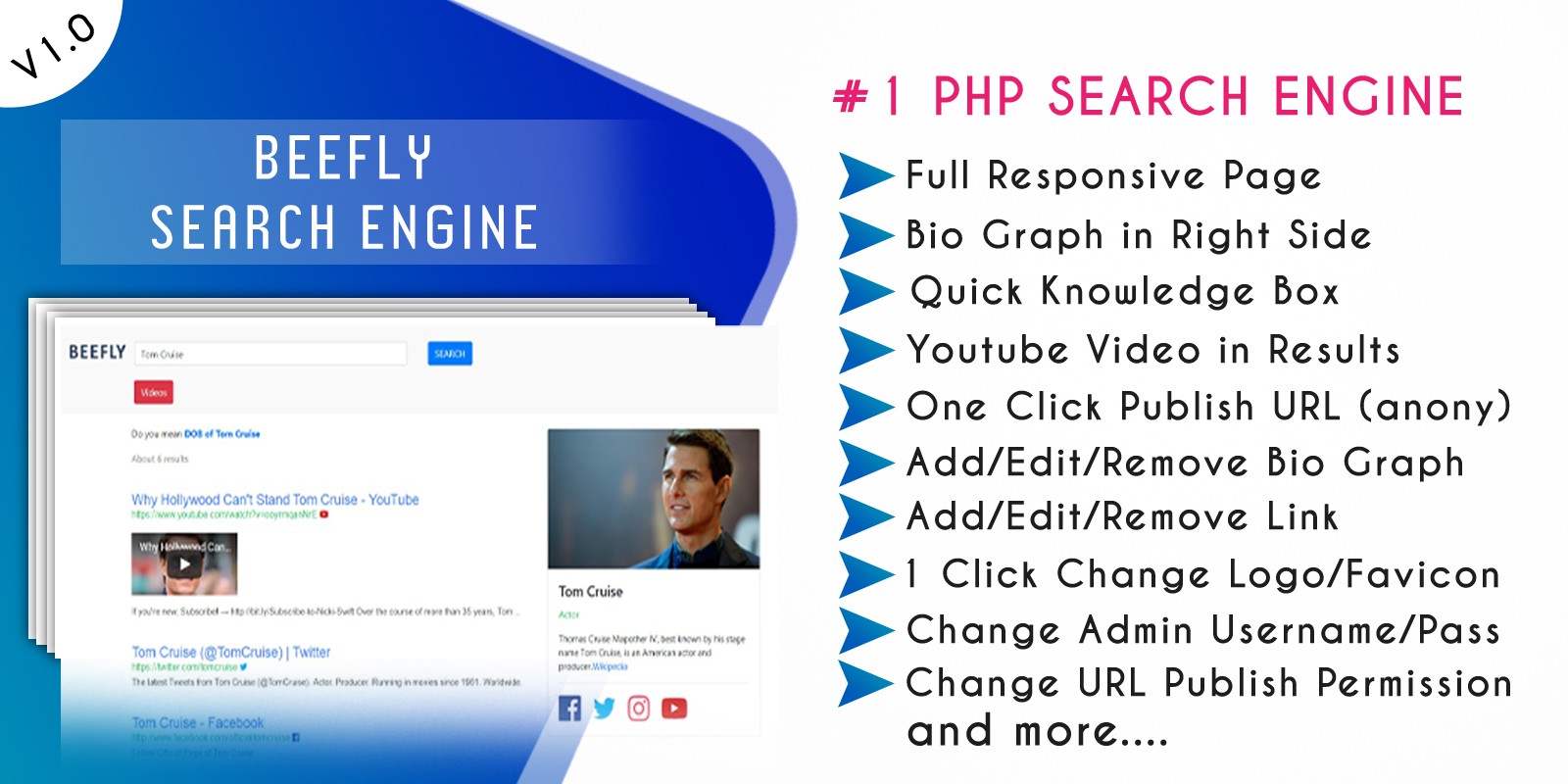 Beefly - PHP Search Engine by RohitChouhan | Codester