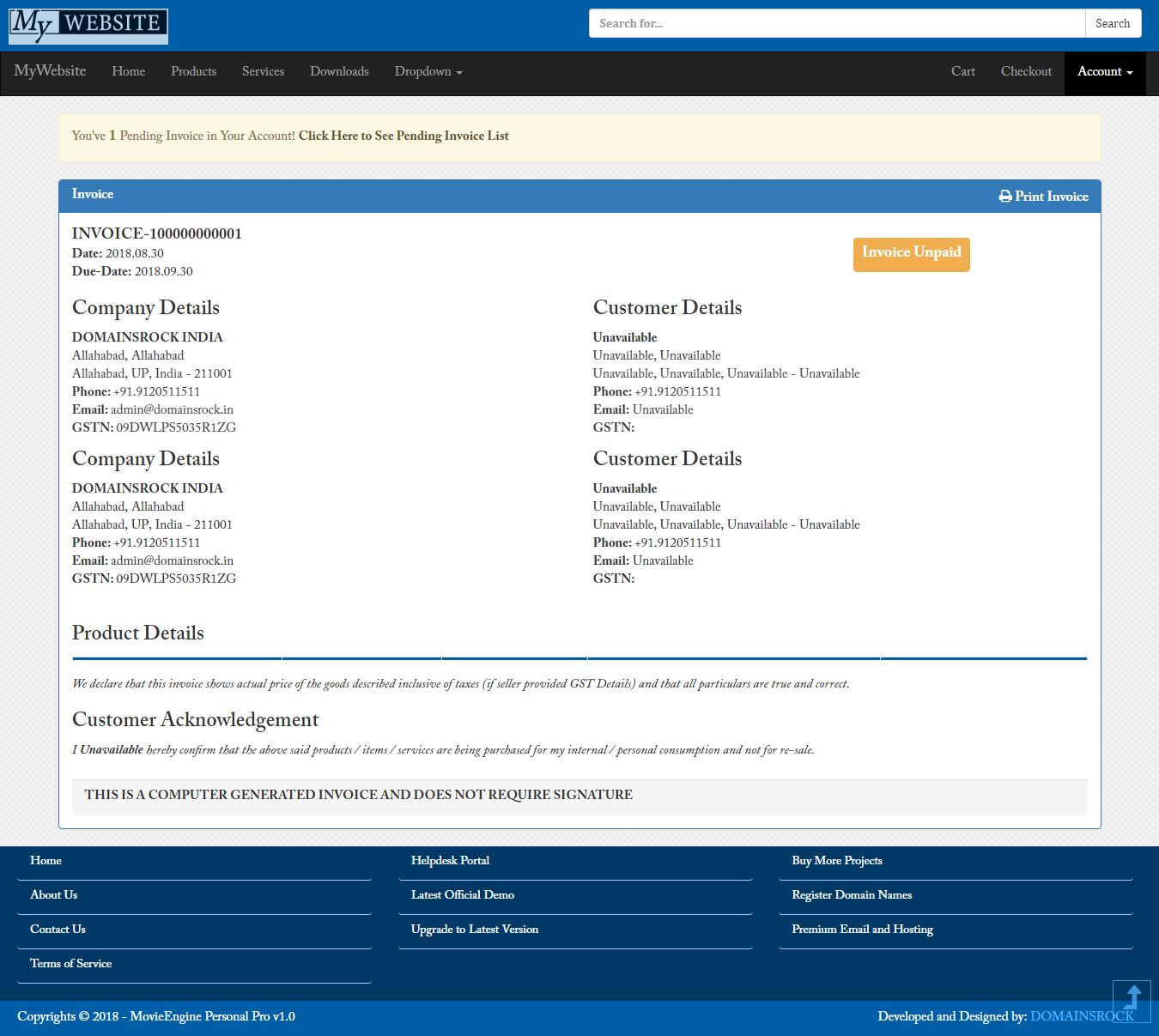 MyWebsite Pro - ASP.Net CMS by Domainsrock | Codester