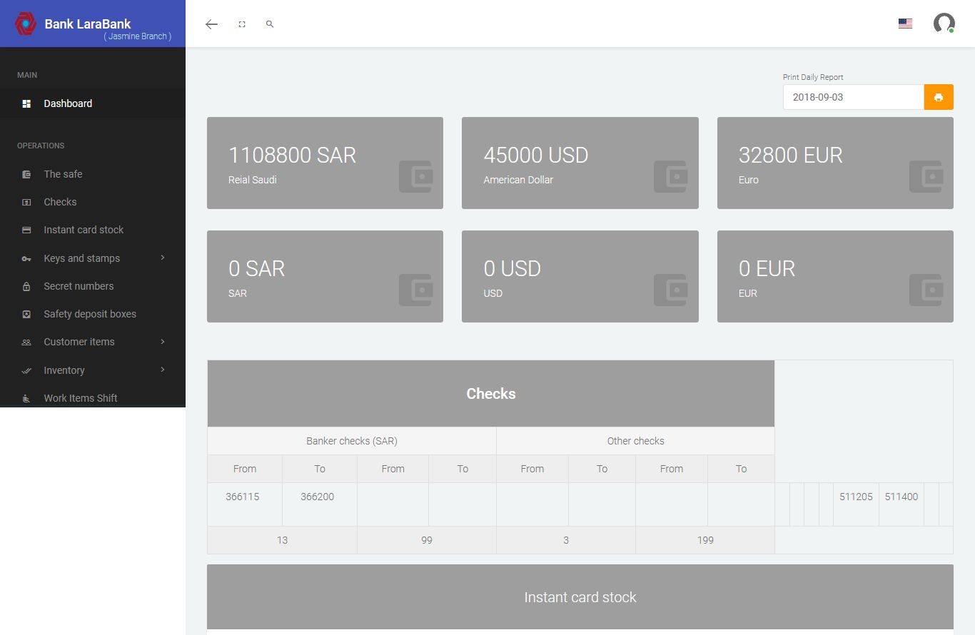 LaraBank CMS - Bank Management System by ExKing | Codester
