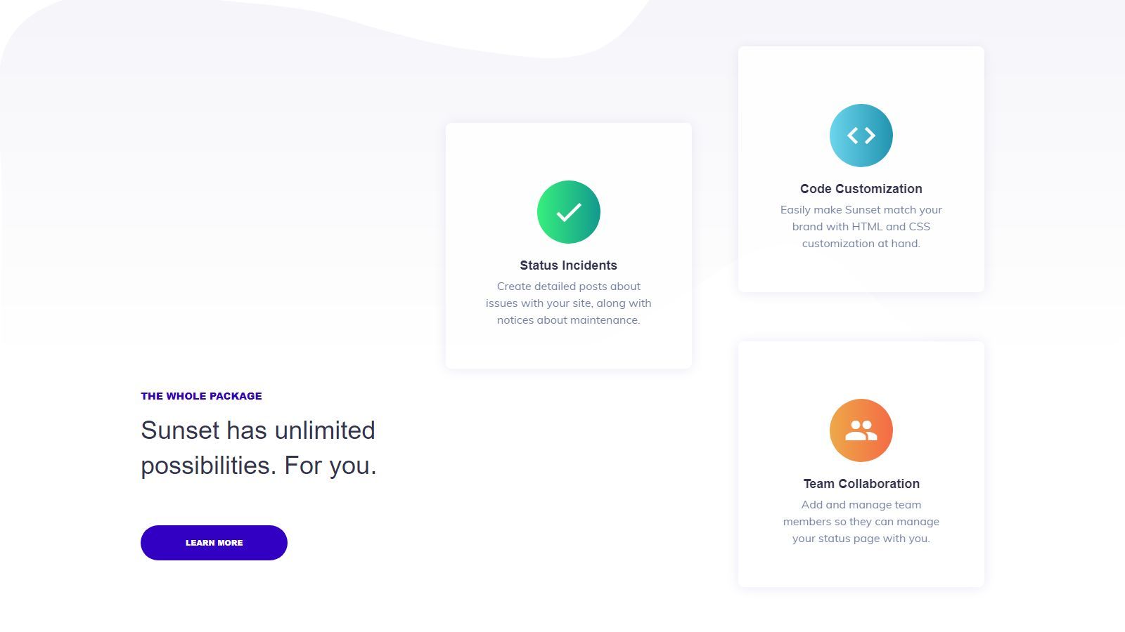 Sunset - Status Page Script by Linear | Codester