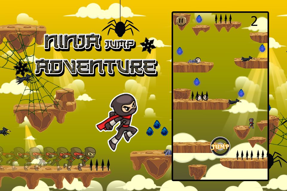 Ninja Jump Adventure Buildbox by UVO | Codester