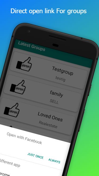 Facebook Groups Links - Android App Source Code by Twinapps | Codester
