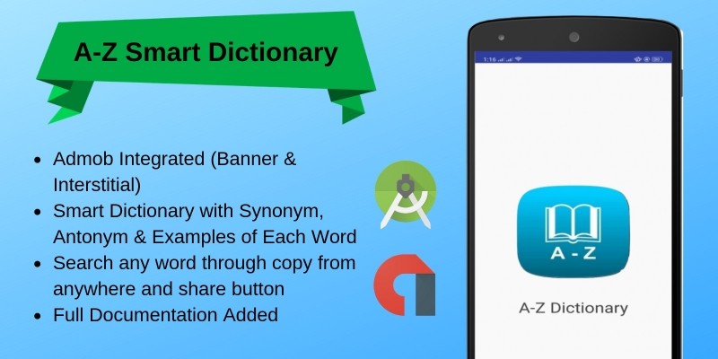 A-Z Smart Dictionary - Android Source Code by Techeria | Codester