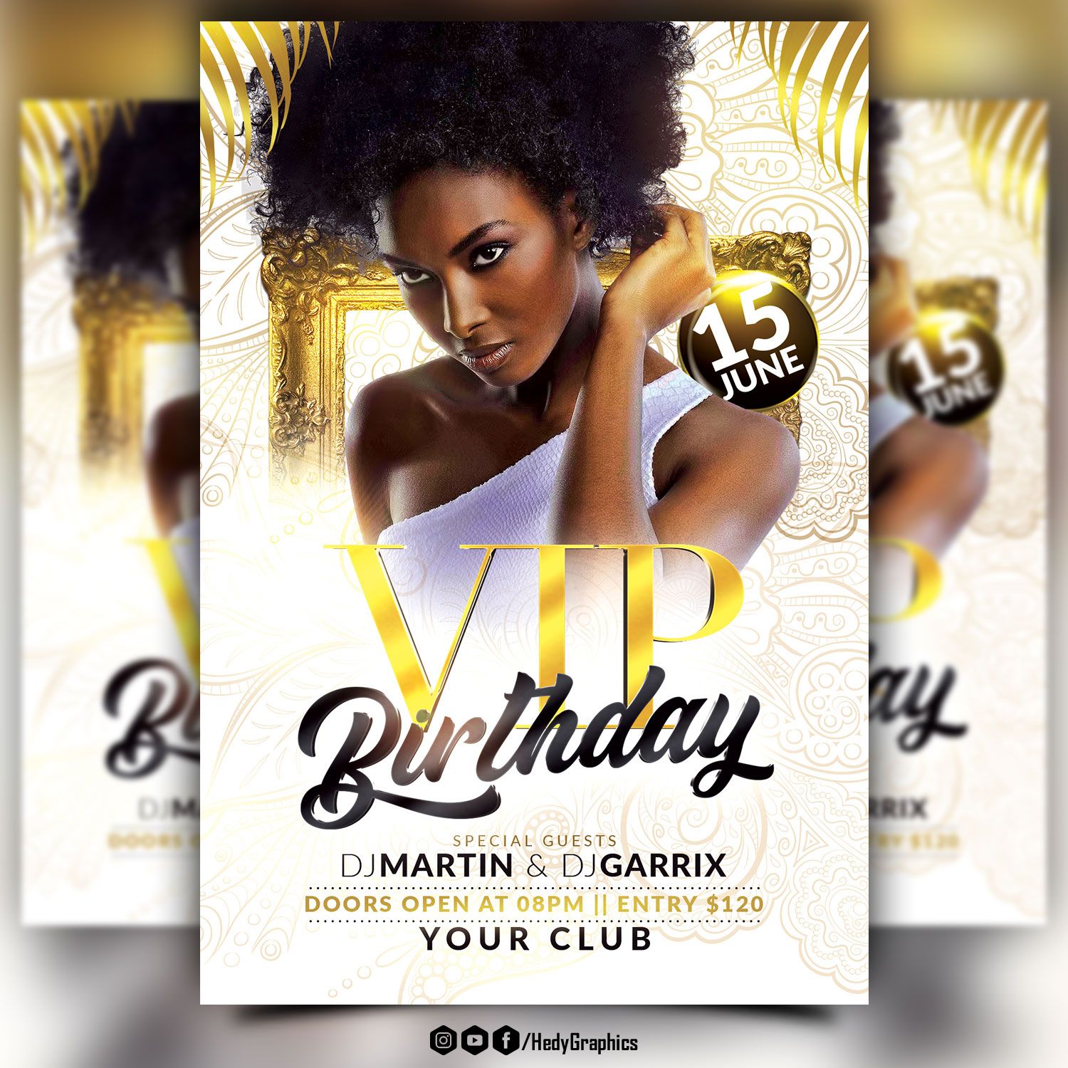 Birthday Bash Flyer By HedyGraphics Codester