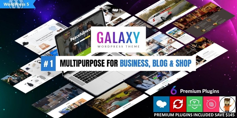 Galaxy - Responsive WordPress Theme by Cherrytheme | Codester