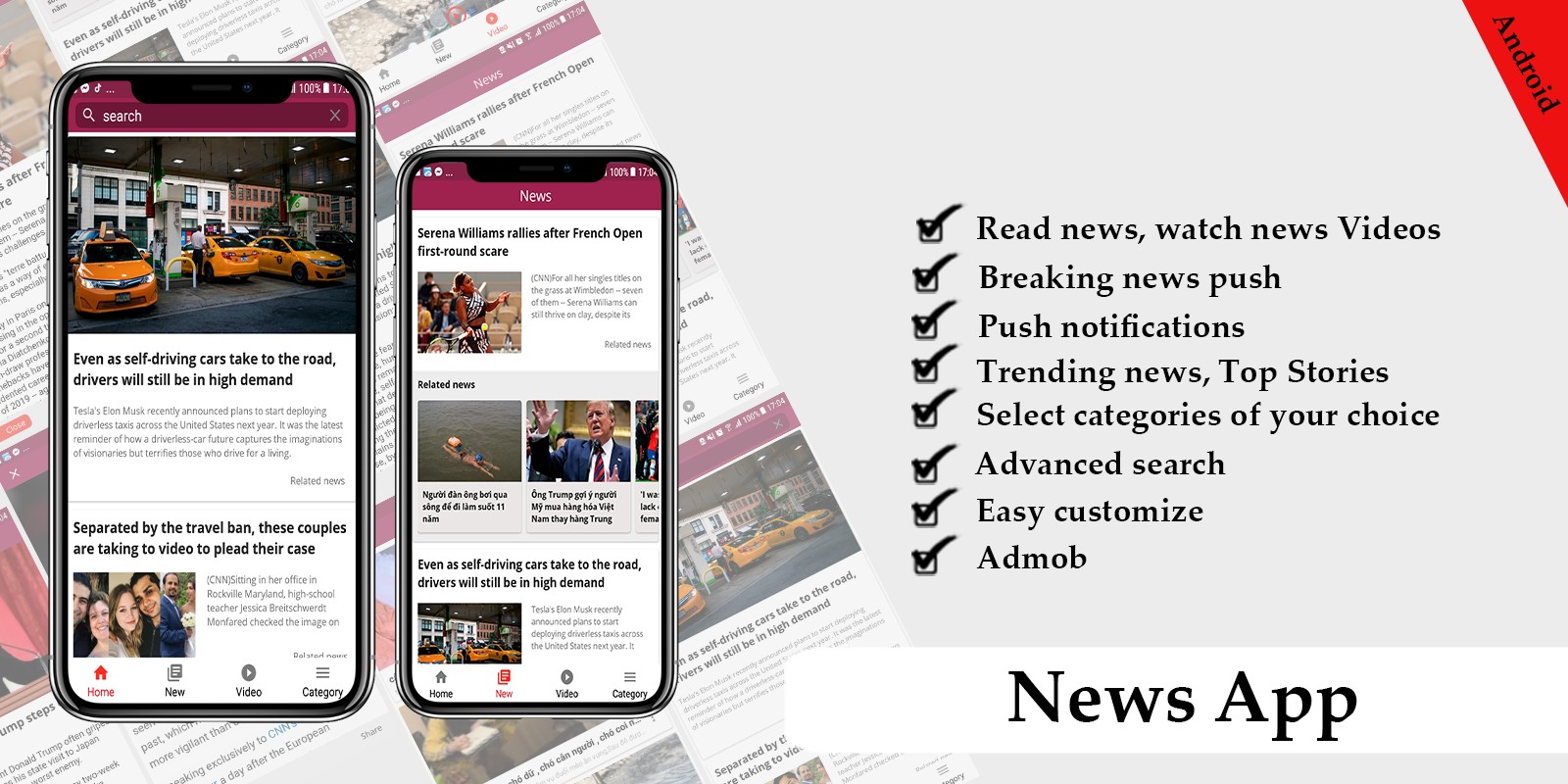 News App Android Source Code By Suusoft Codester