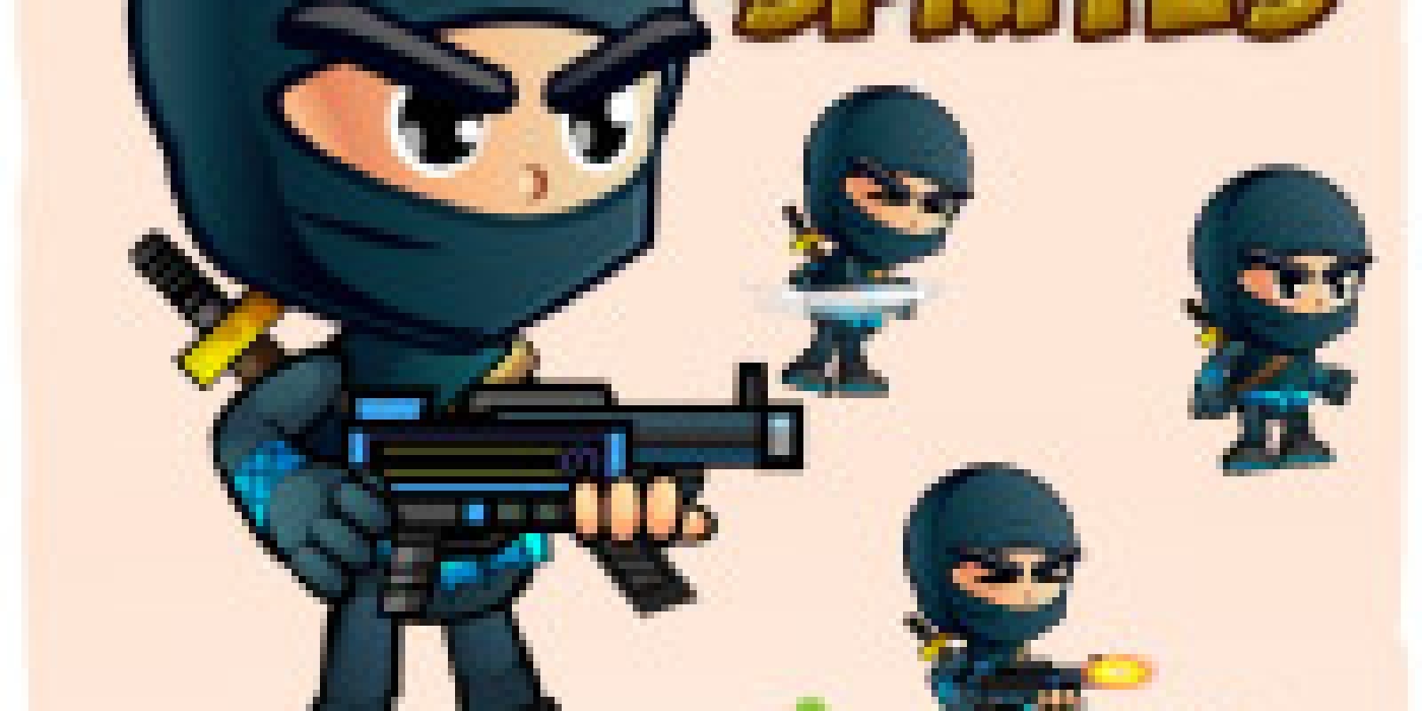 Ninja 2D Game Character Sprites by DionArtworks | Codester