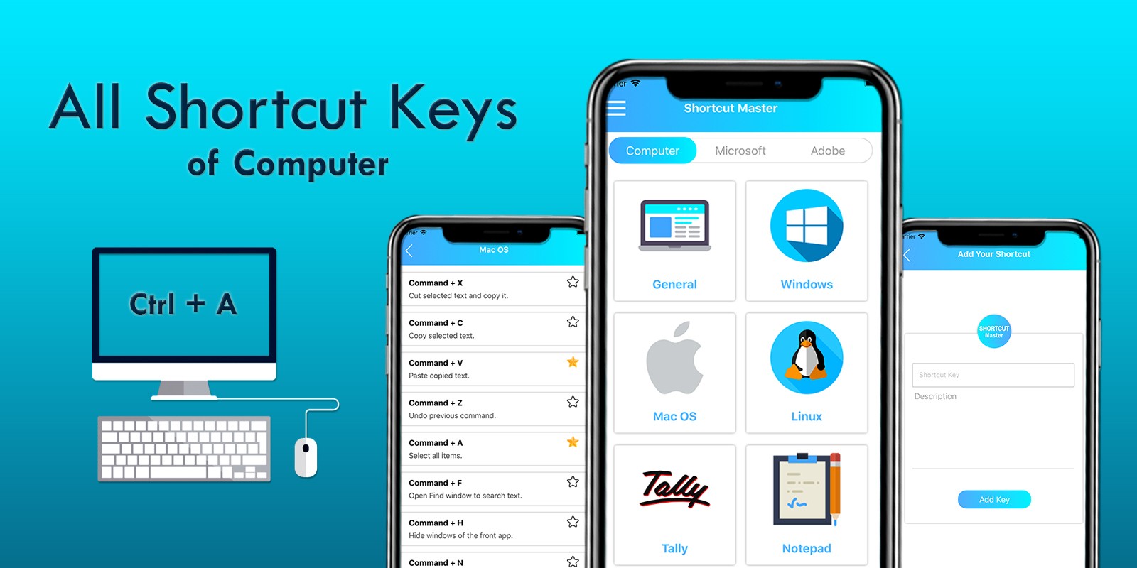 Shortcut Master - iOS Source Code by Piyushshiyani | Codester
