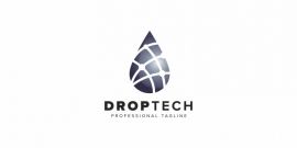 Drop Tech Logo | Codester