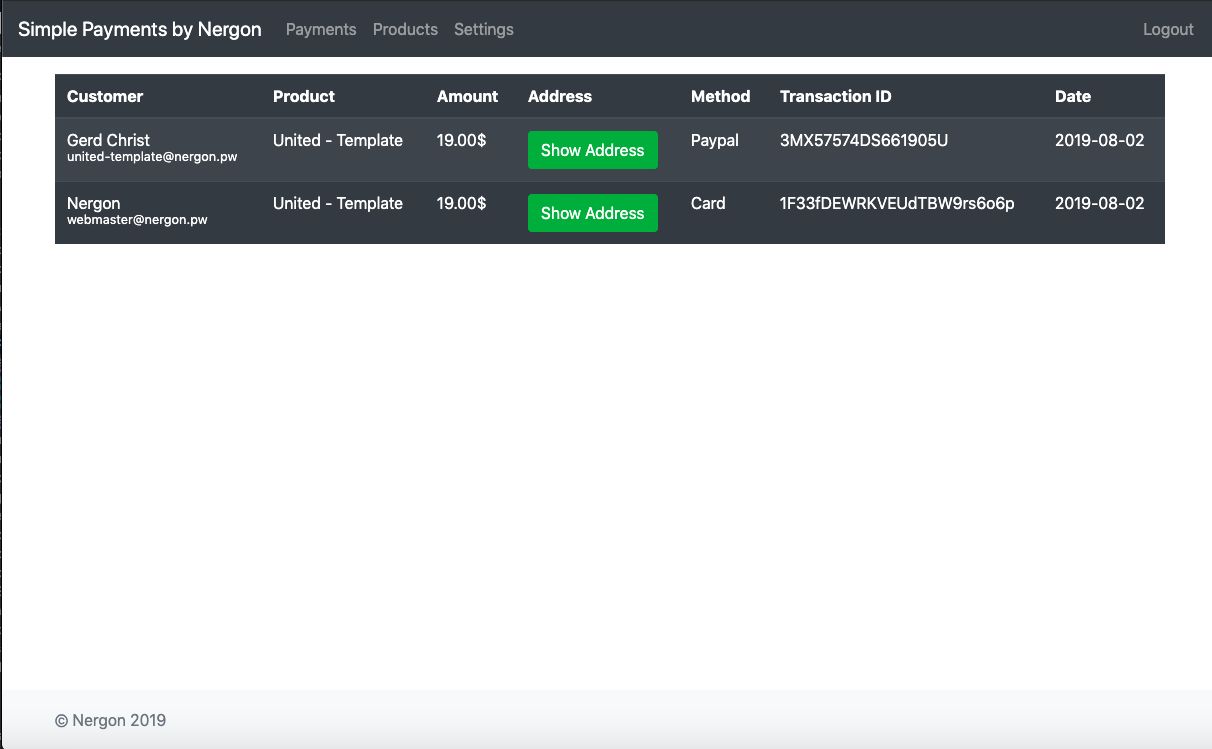Simple Payments Payment Gateway Script By Nergon Codester 