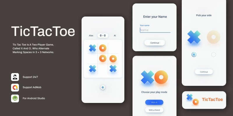 Tic Tac Toe - Android Source Code by MikodesTeam | Codester