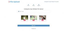 Codeigniter Ajax Multiple File Upload by Kawser | Codester