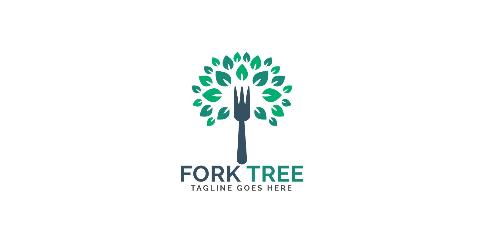 Fork Tree Logo Design | Codester