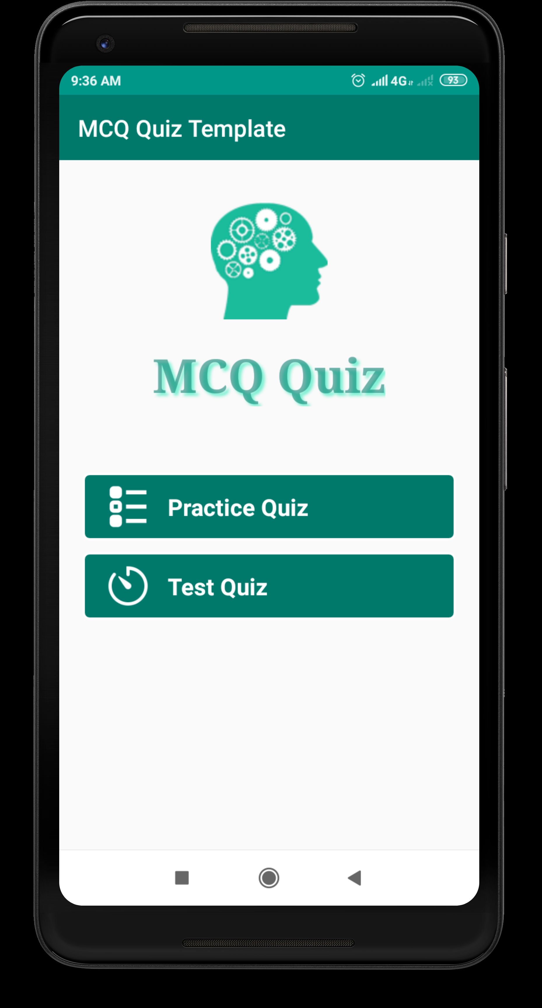 MCQ Quiz Application Android Source Code By Vminfoway Codester
