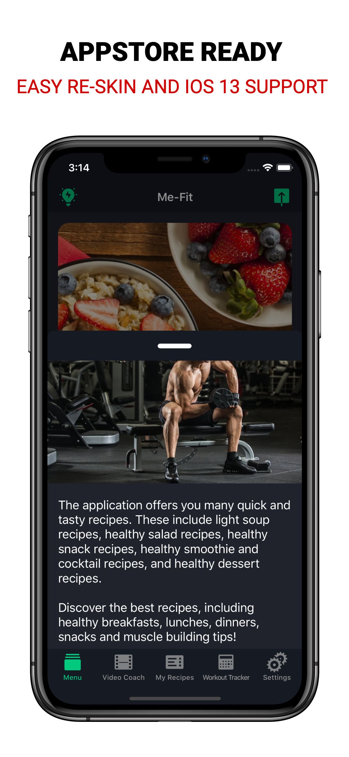 Me-Fit - Sport Assistant iOS Template by Yuradolotov | Codester