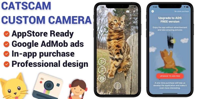 Catscam Ios Custom Camera Source Code By Yuradolotov Codester