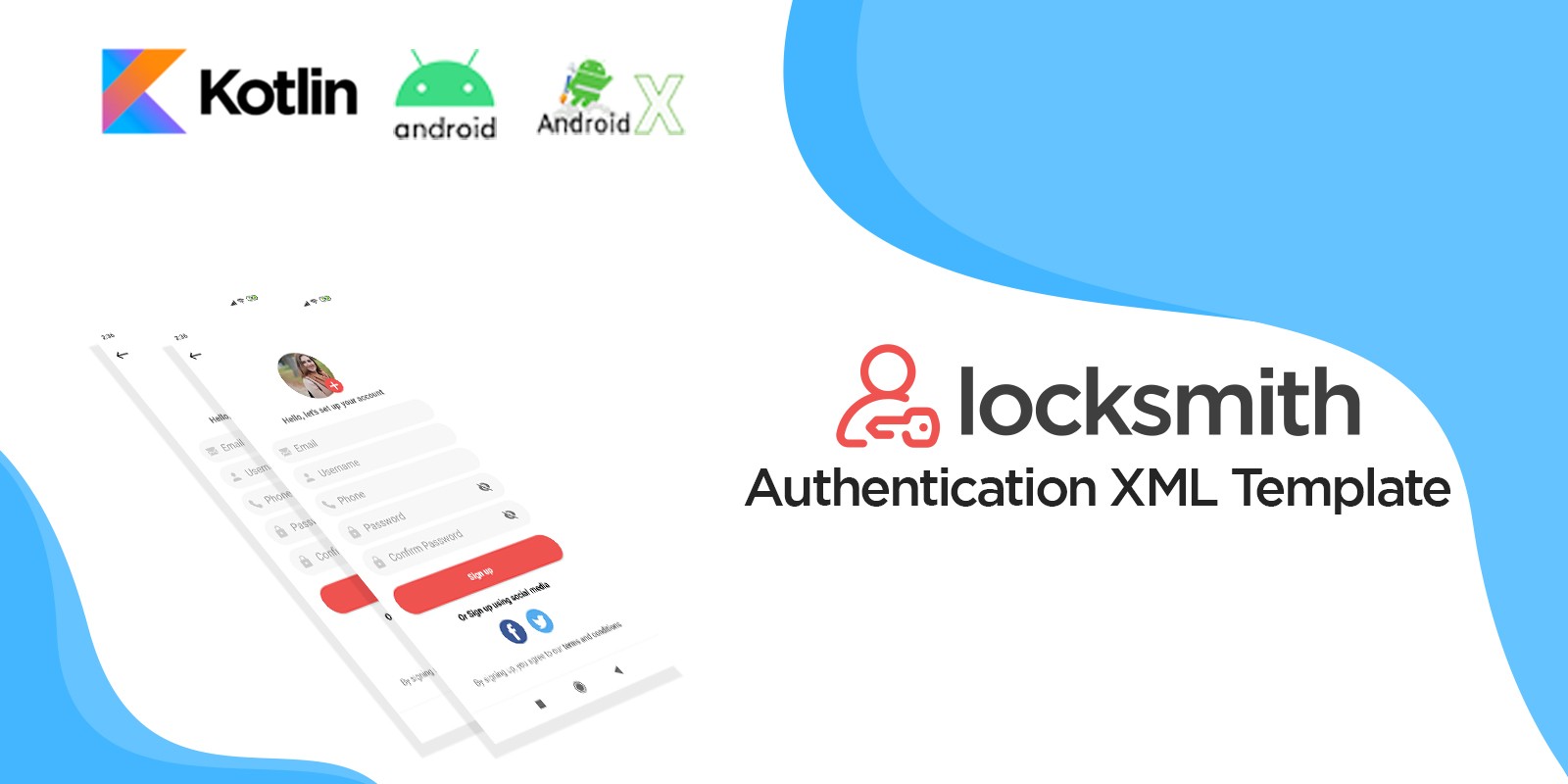 Android Authentication XML UI Kit by Sonaam | Codester Android Authentication XML UI Kit by Sonaam | Codester