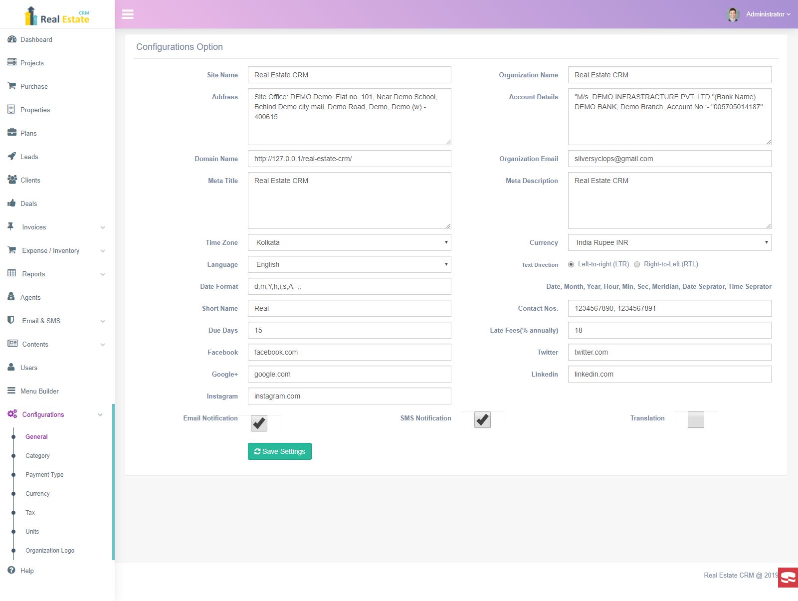Real Estate CRM Software by Sarah23 | Codester