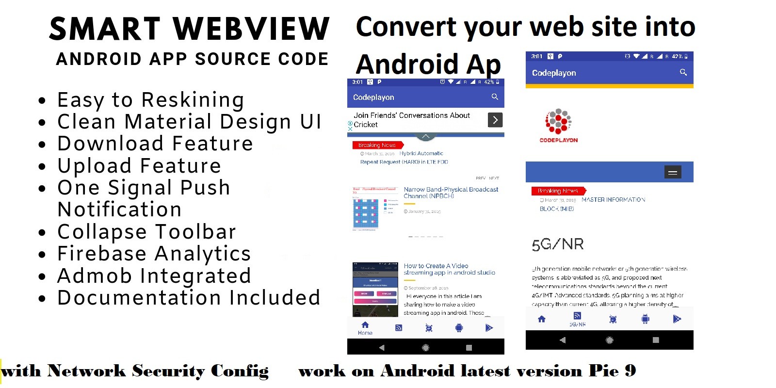 Smart WebView Android App Source Code by Codeplayon | Codester